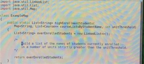 Solved Javaplease Help Me Implement This Class So That It