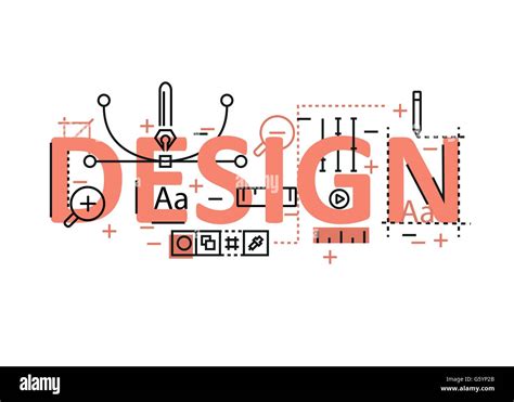 Design Concept Flat Line Design With Icons And Elements Modern Design
