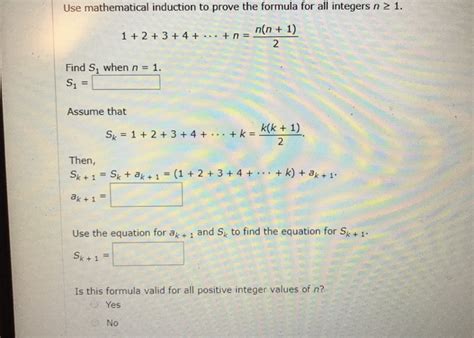 solved use mathematical induction to prove the formula for