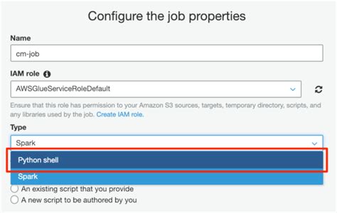 Aws Glue の新しいジョブタイプ『python Shell』を実際に試してみました Developersio