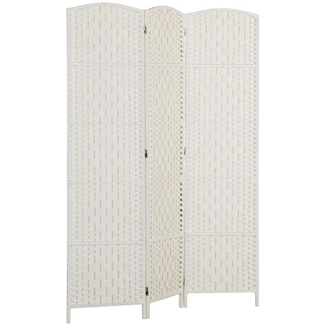 Highland Dunes Room Divider Panel Folding Privacy Screen 6ft Tall