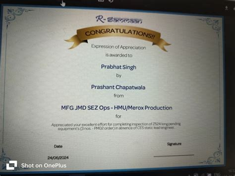 recognition recived er prabhat singh