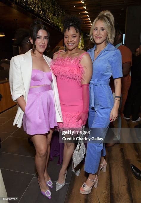 Nicole Power Jade Payton And Lisa Gilroy Attend Netflixs Glamorous