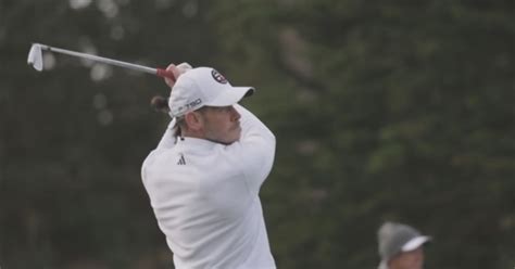 베일 벗은 베일의 샷…축구 은퇴 23일 만에 선보인 실력은