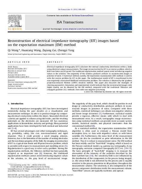 pdf reconstruction of electrical impedance tomography eit images