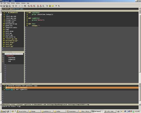 Gvim As Python Ide On Windonsgvim90配置python Ide Csdn博客