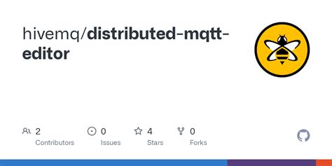 GitHub Hivemq Distributed Mqtt Editor