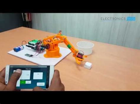 DIY Arduino And Bluetooth Controlled Programmable Robotic Arm Arduino Projects Arduino