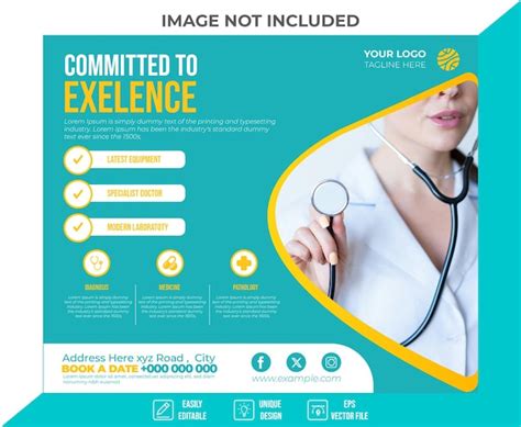 Premium Vector Medical Centre Poster Template For Health Services