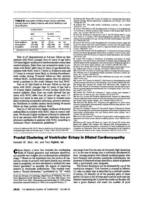 Pdf Fractal Clustering Of Ventricular Ectopy In Dilated Cardiomyopathy Dokumen Tips
