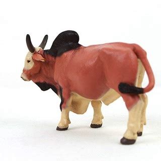 Mô Hình động Vật đồ Chơi Con Vật Papo Chính Hãng Bò U Zebu 50069