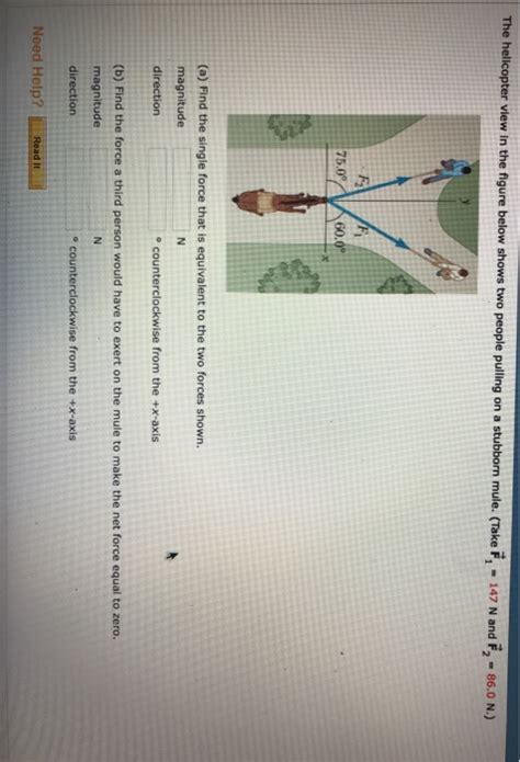 Solved The Helicopter View In The Figure Below Shows Two
