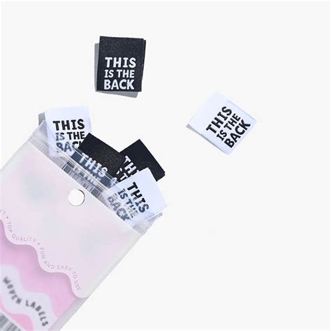Kylie And The Machine This Is The Back Woven Labels The Fold Line
