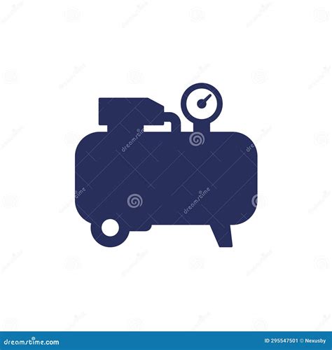 Compressor Icon Vector Trendy Flat Compressor Icon From Industry