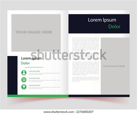 Green Color Template Layout Design Company Stock Vector Royalty Free 2276000207 Shutterstock