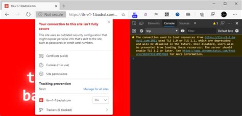 disabling tls 1 0 and tls 1 1 in the new edge browser text plain