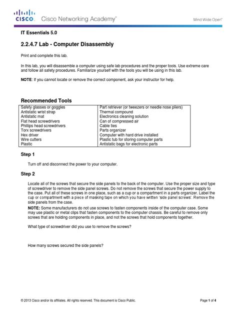 2 2 4 7 lab computer disassembly pdf hard disk drive screw