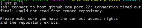 关于github报错 ssh connect to host port 22 connection timed