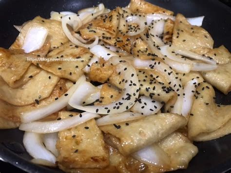어묵 양파 볶음