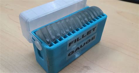 Filletradius And Chamfer Gauge Por Josh Laurie Descargar Modelo Stl