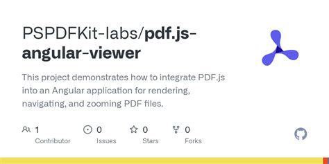 Github Pspdfkit Labspdfjs Angular Viewer This Project Demonstrates
