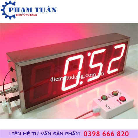 Đồng hồ led đếm ngược 2 mặt
