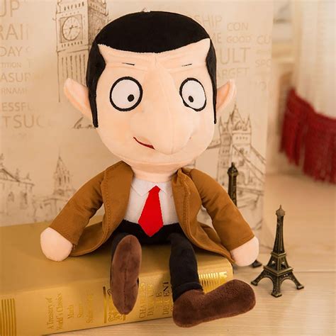 30cm Mr Bean Plush Toy Movie Mr Bean Stuffed Dolls Lovely Comfortable