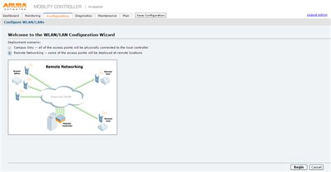 Configuring Aruba WLC