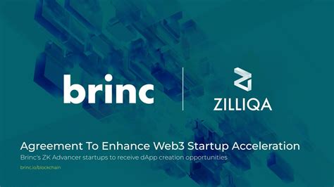 Zilliqa On Twitter Were Excited To Announce A New Agreement With Leading Venture Accelerator
