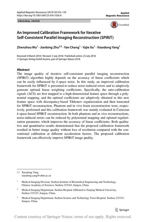 An Improved Calibration Framework For Iterative Self Consistent