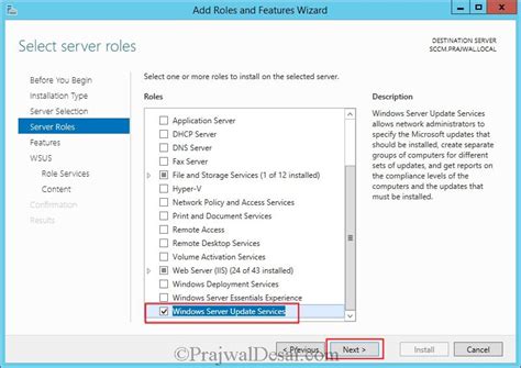 Installing Wsus For Configuration Manager 2012 R2 Bt Blog