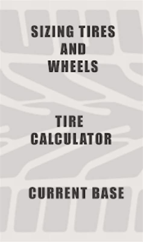 Tire And Wheel Size Para Android Download