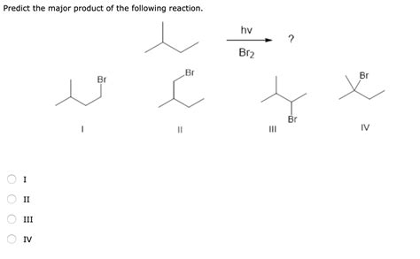 Solved Predict the major product of the following reaction. | Chegg.com