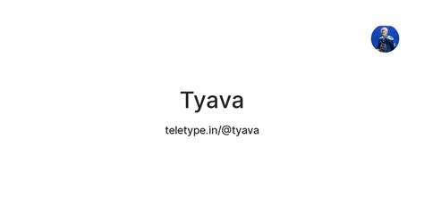 Tyava — Teletype