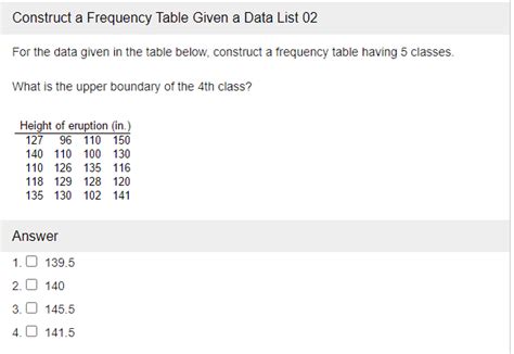 [solved] for the data given in the table below construct
