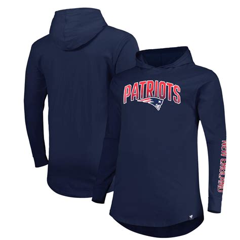 Mens Fanatics Navy New England Patriots Big And Tall Front Runner Pullover Hoodie Hsn