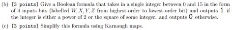 solved give a boolean formula that takes in a single integer