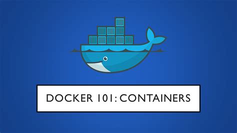 Docker 101 Part 3 Containers So Far We Have Looked At The Basics… By David Varghese
