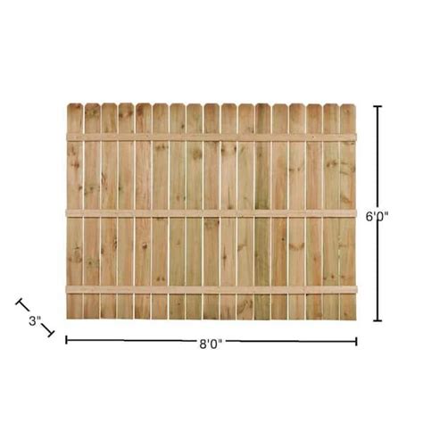 Lowes Cedar Fence Pickets Fence Panel Featheredge 6ftx4ft T Fully