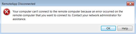 Your Computer Cannot Connect To The Remote Desktop Gateway Server