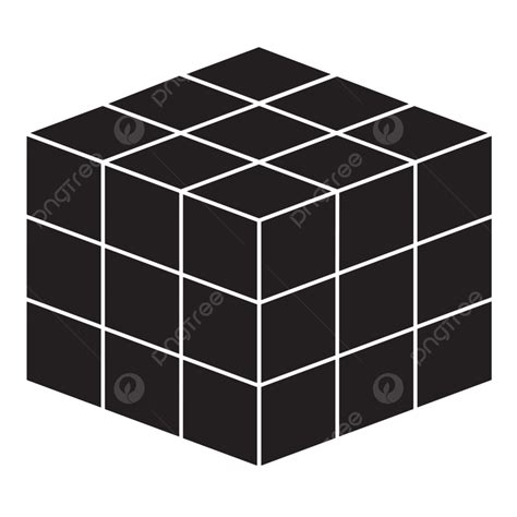 흰색 바탕에 수학 큐브 라인 아이콘 창조적 원근법 체계 Png 일러스트 및 벡터 에 대한 무료 다운로드 Pngtree