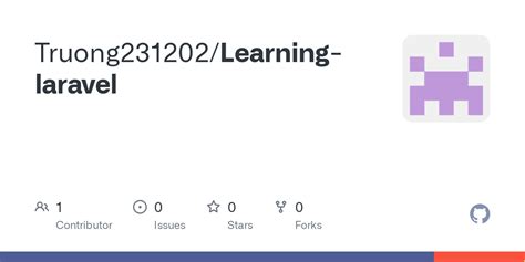 GitHub Truong Learning Laravel