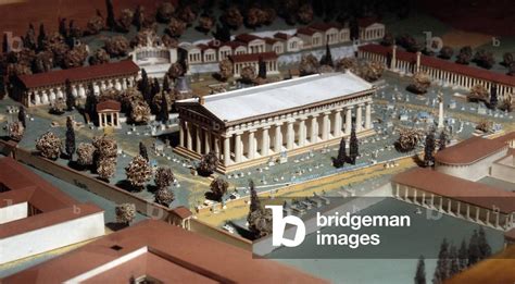 Image Of Ancient Greece Reconstruction Of The Site Of Olympia Model