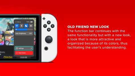 Nintendo Switch Oled Ui Redesign Behance