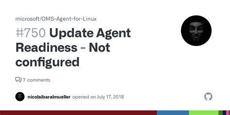Update Agent Readiness Not Configured · Issue 750 · Microsoftoms