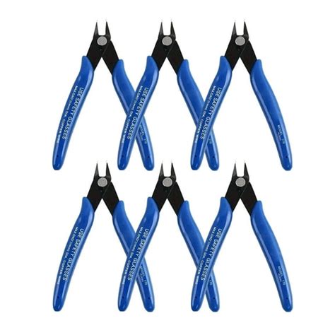 2 Pack Wire Cutters 6 Inch Precision Flush Cutters Spring Loaded Side