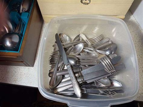 Assortment Of Flatware Auction Ohio