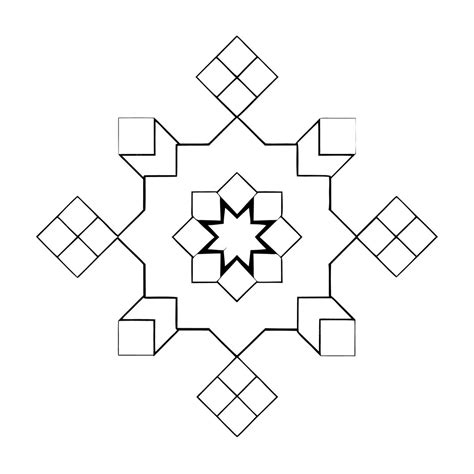 Premium Vector Geometric Black And White Pattern Of Intersecting Lines And Squares Forming An