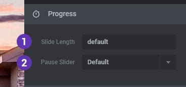 Slide Progress Slider Revolution