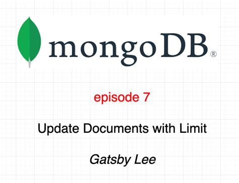 Mongodb Update Documents With Limit — Bulkwriter By Life Is Short So Enjoy It Medium